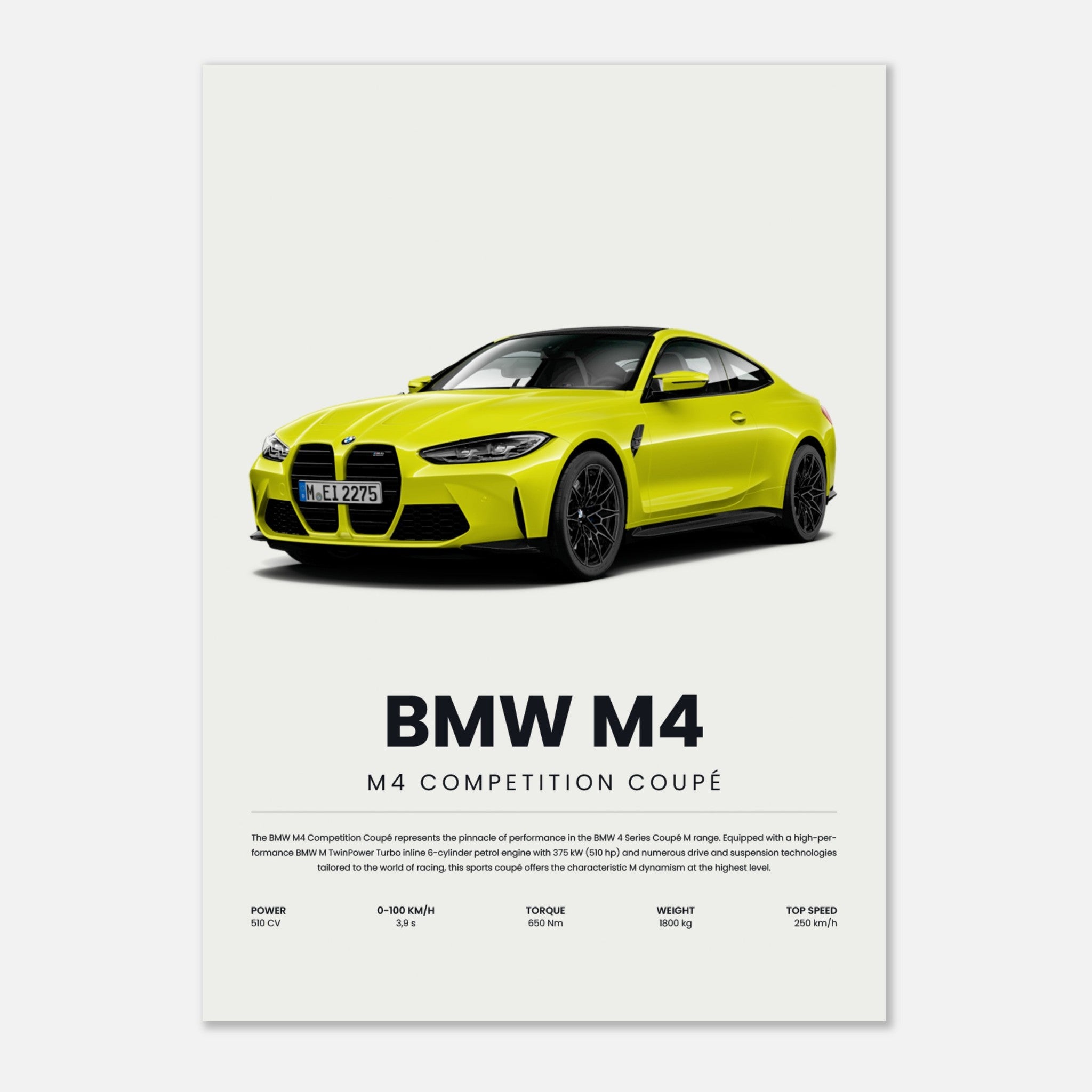 BMW M4 – POSTERSDROP